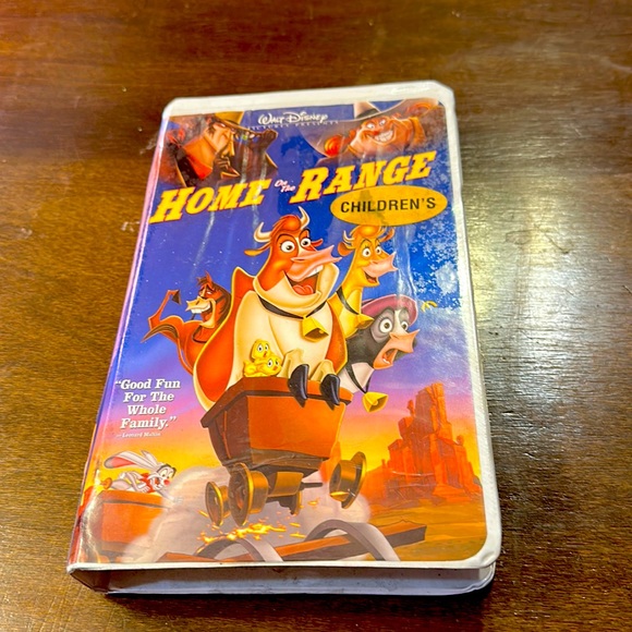 Disney | Accents | Disney Home On The Range In Original Clamshell Vhs ...